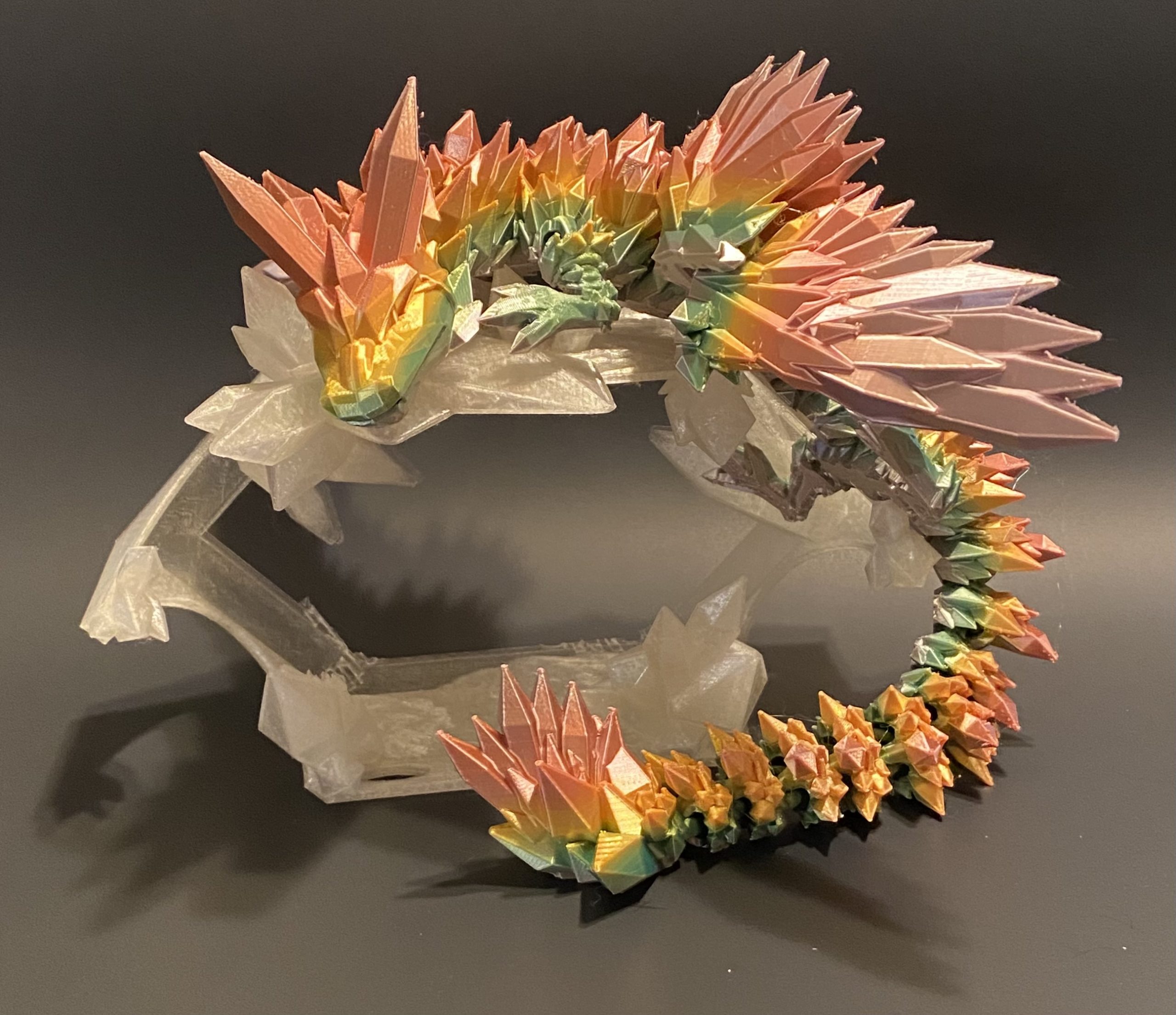 Articulated Winged Crystal Dragon From Forest Fairy Miniatures and 3D ...