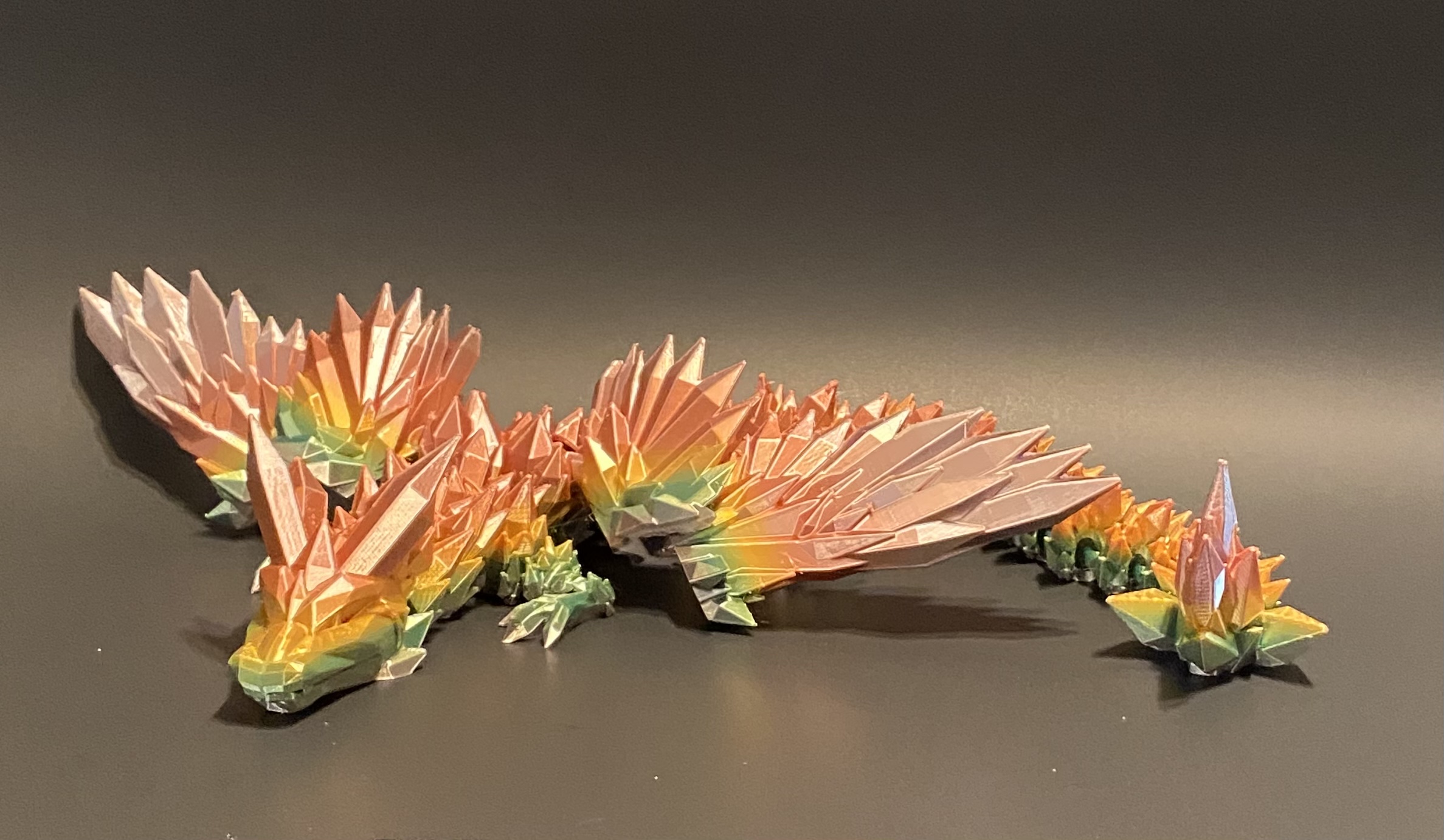 Articulated Winged Crystal Dragon From Forest Fairy Miniatures and 3D ...