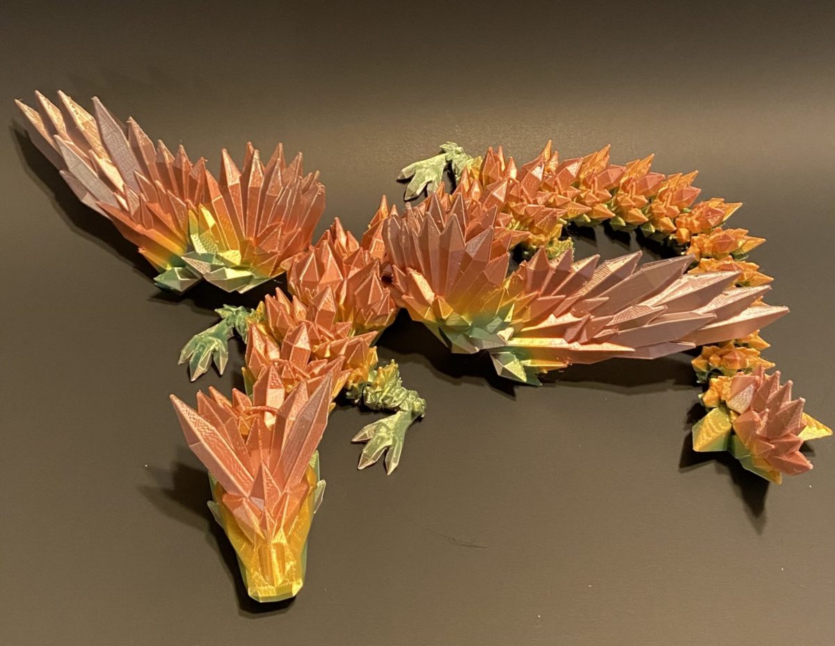 Articulated Winged Crystal Dragon From Forest Fairy Miniatures and 3D ...